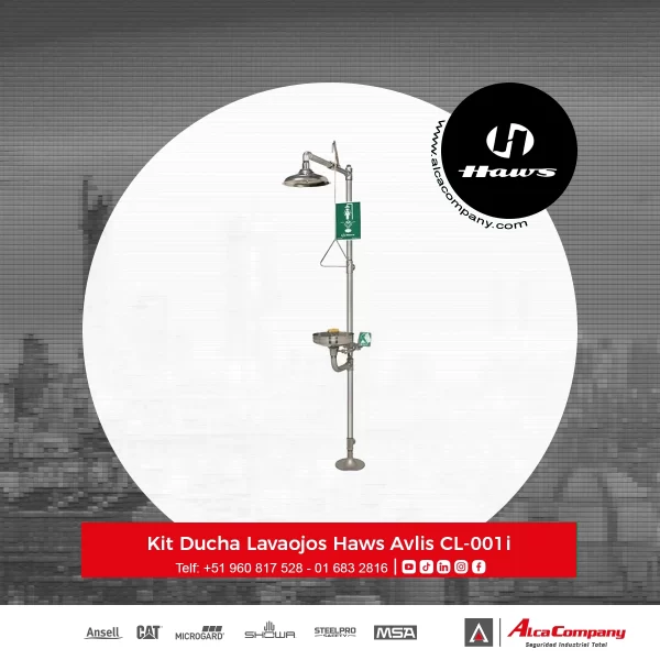 Kit Ducha Lavaojos Haws Avlis CL-001i